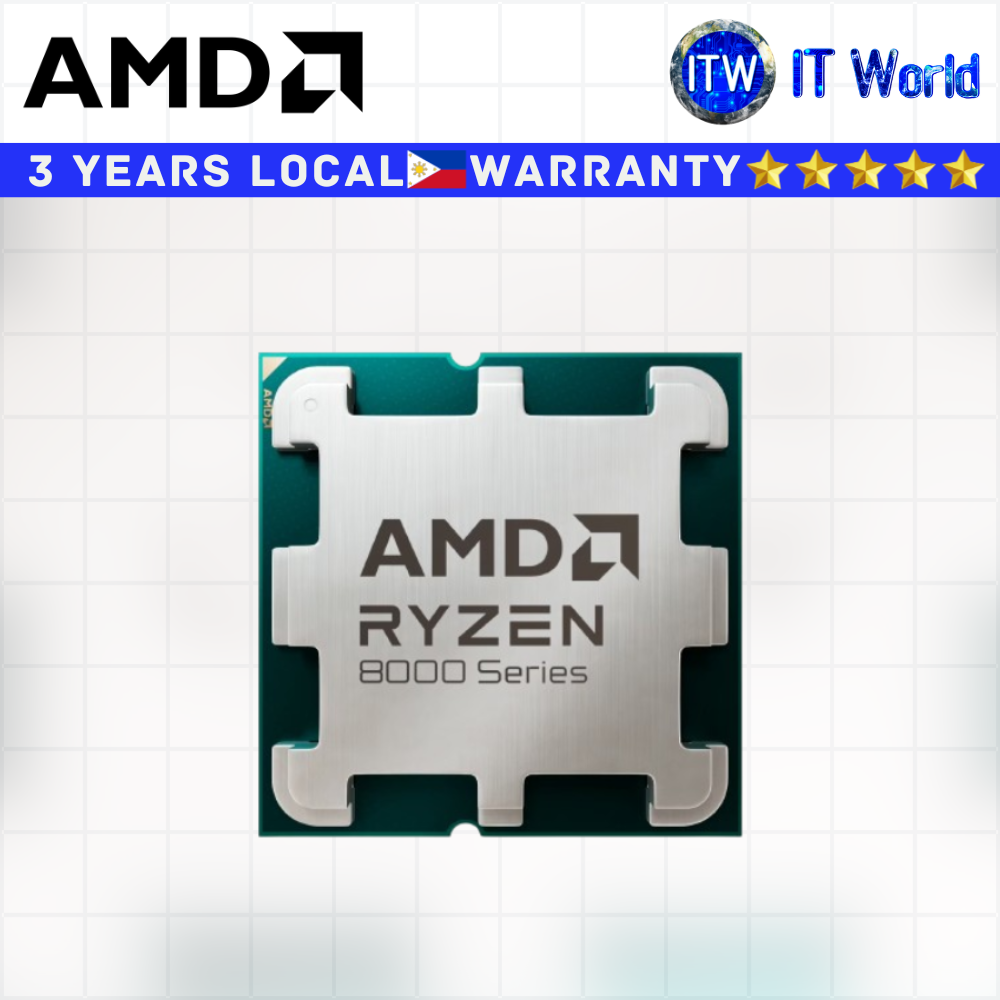 Itw | AMD Ryzen 7 8700F 8 Cores 16 Threads Tray Type Processor (AMD RYZEN 7 8700F TRAY TYPE ...